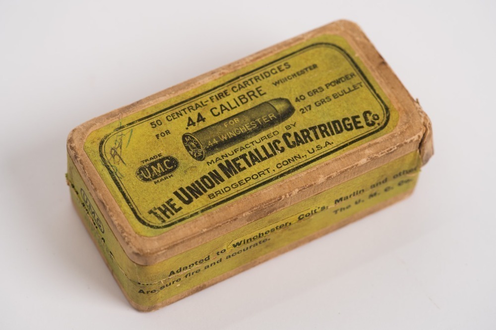UMC Co. Vintage Ammunition .44 Cal. Winchester Ammo, Circa 1890-1905