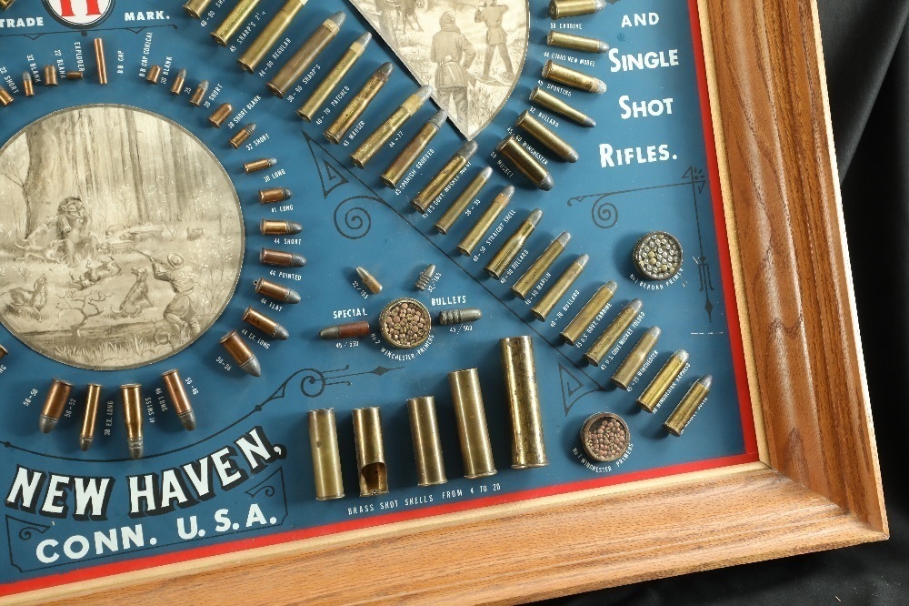 Custom Reproduction Winchester Repeating Arms Model 1884 Style Framed ...