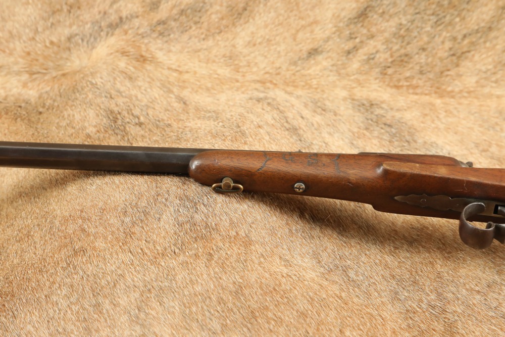 Belgium Flobert 6mm/.22 BB Cap Single-Shot Parlor Rifle 23” & Sheath ...