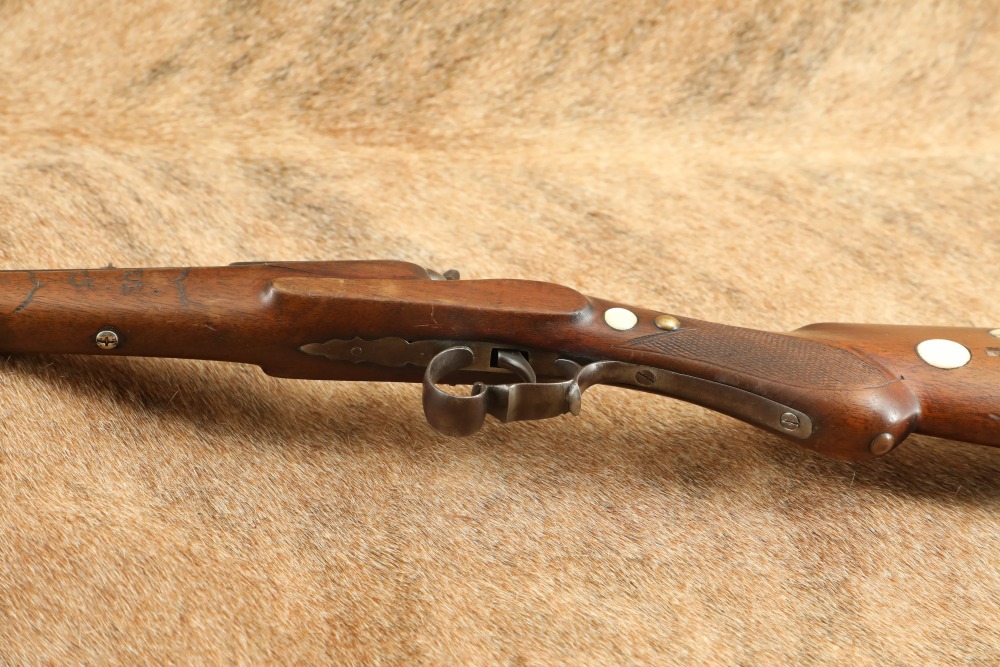 Belgium Flobert 6mm/.22 BB Cap Single-Shot Parlor Rifle 23” & Sheath ...