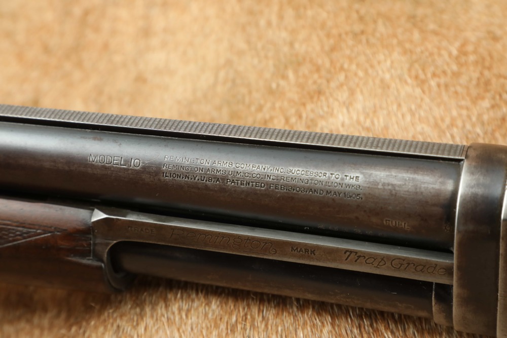 Remington Model 10 Trap Grade 12 GA FULL 30” Raised Solid Rib Pump ...